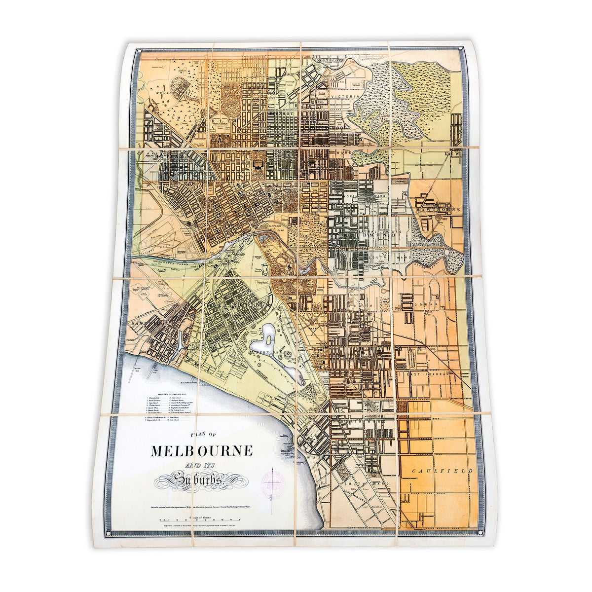 Prints of Historical Australian Maps – Jigsaw Gallery