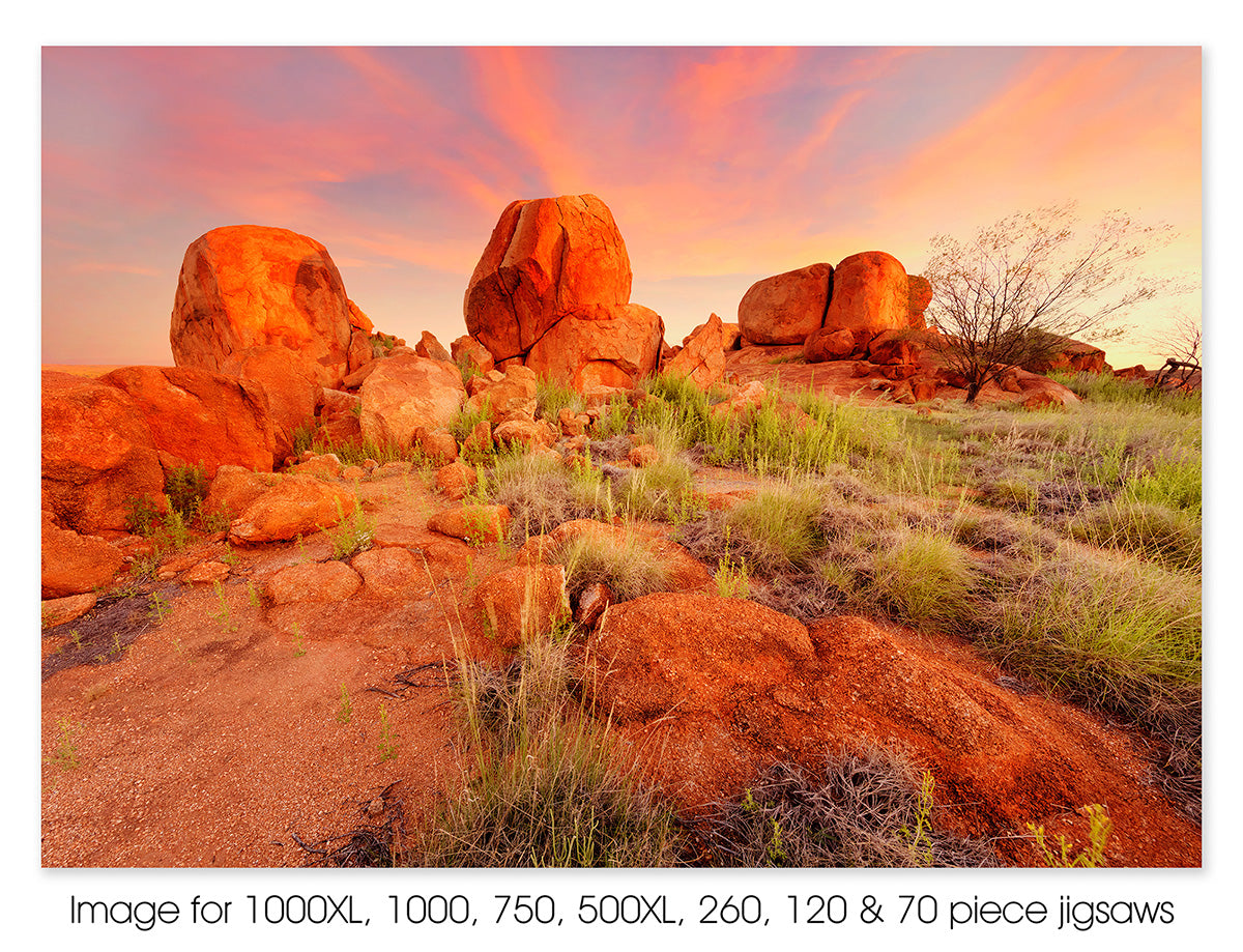 Devils Marbles at sunset, NT – Jigsaw Gallery