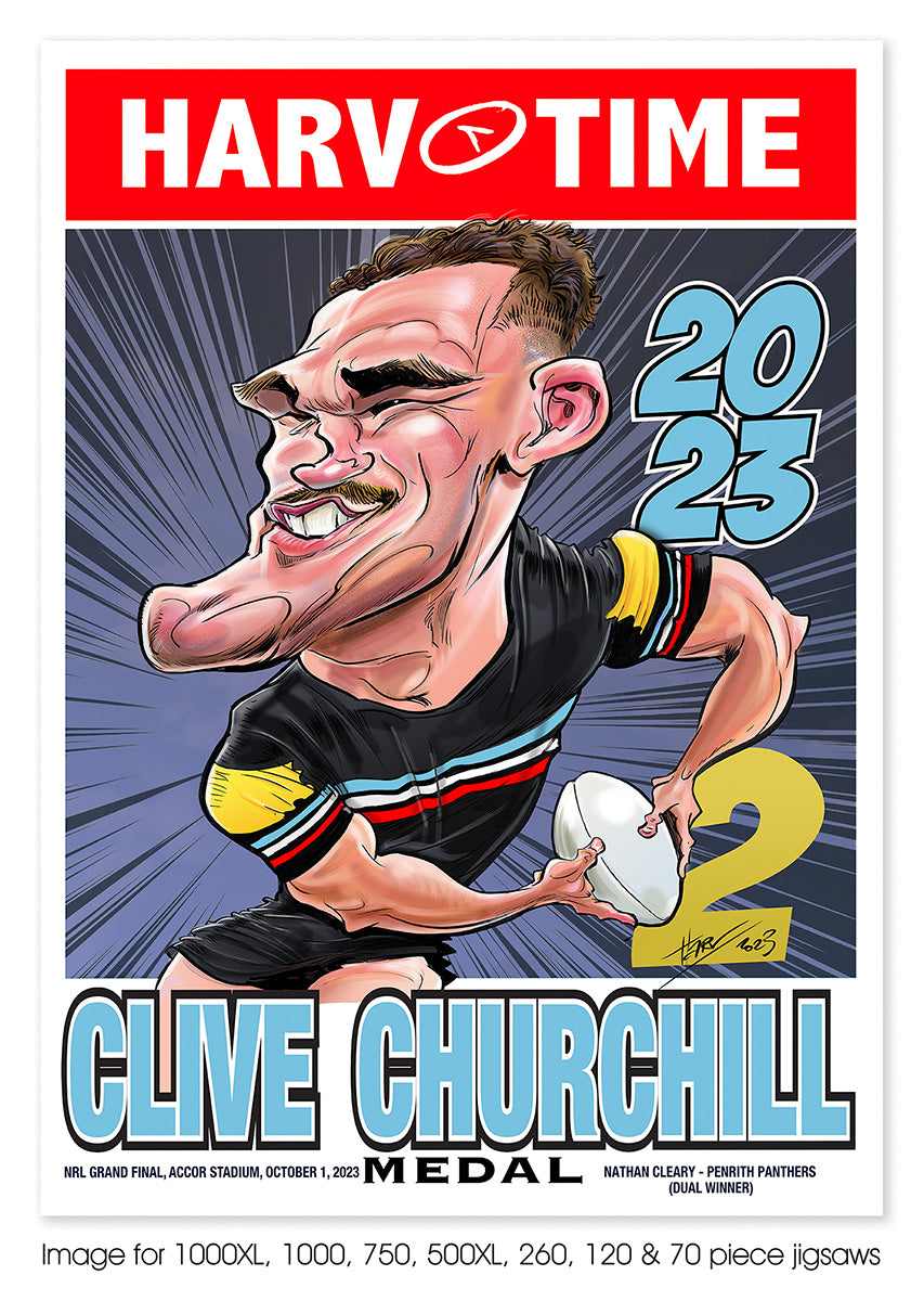 Nathan Cleary - 2023 Clive Churchill Medal – Jigsaw Gallery