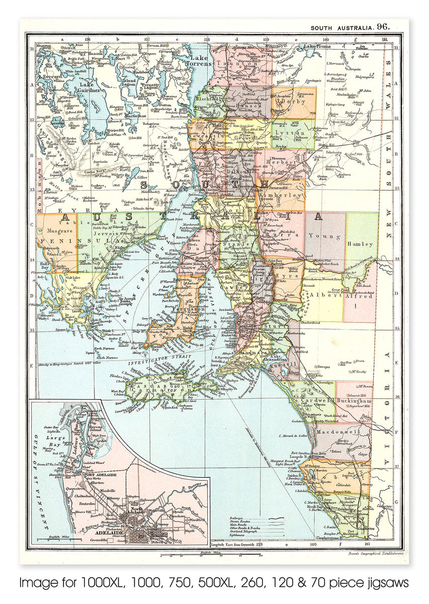 South Australia - 1893 – Jigsaw Gallery