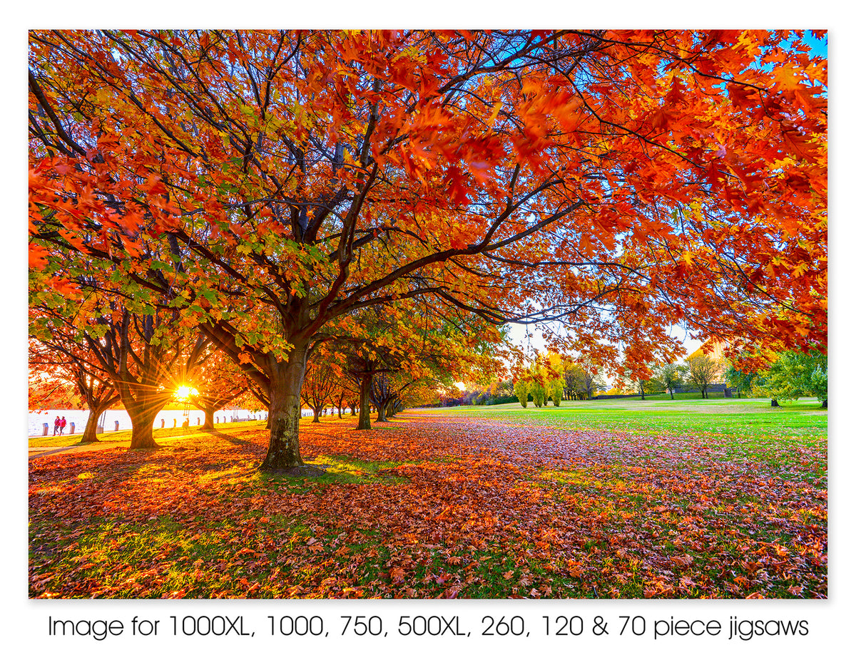 Autumn at Lake Burley Griffin, Canberra ACT – Jigsaw Gallery