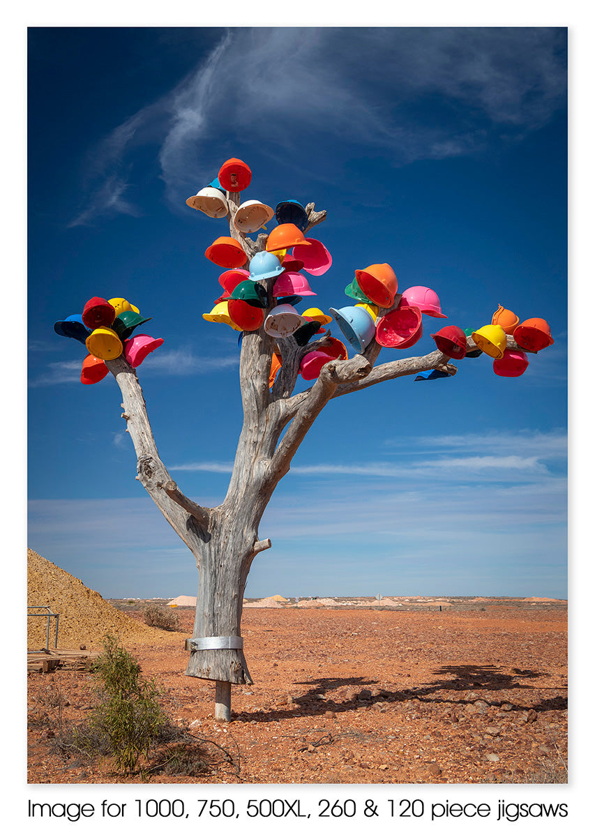 Hardhat Tree, Coober Pedy SA – Jigsaw Gallery