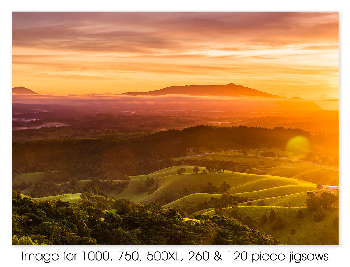 Sunrise at McHugh Lookout, Millaa Millaa, Atherton Tablelands QLD ...