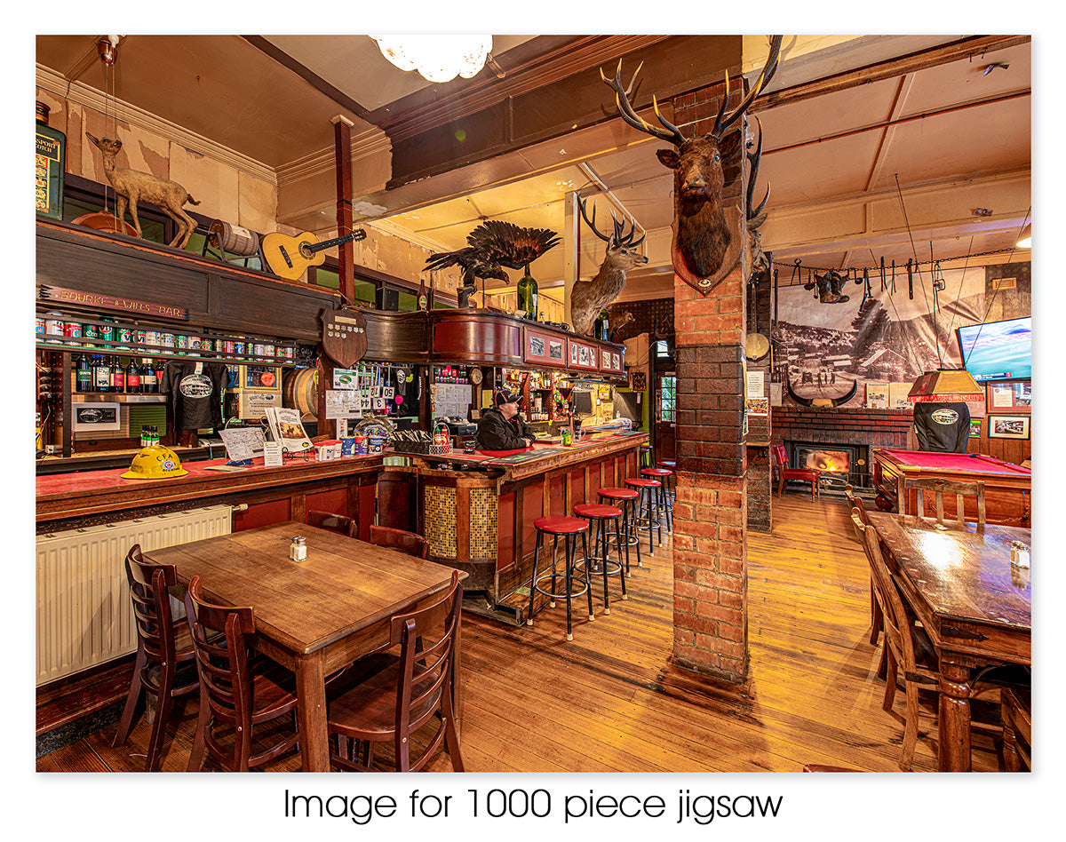 Woods Point Pub Bar, VIC – Jigsaw Gallery